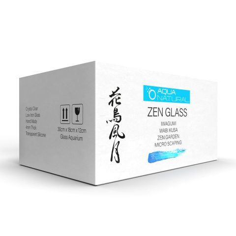 Aqua Natural Zen Glass 2 30cm x 18cm x 12cm – Nano Tanks Australia ...