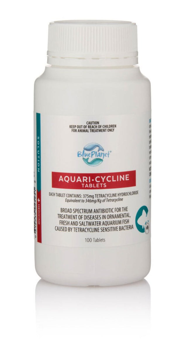Blue Planet Aquacycline Broad Spectrum Antibiotic Tablets for Fish ...