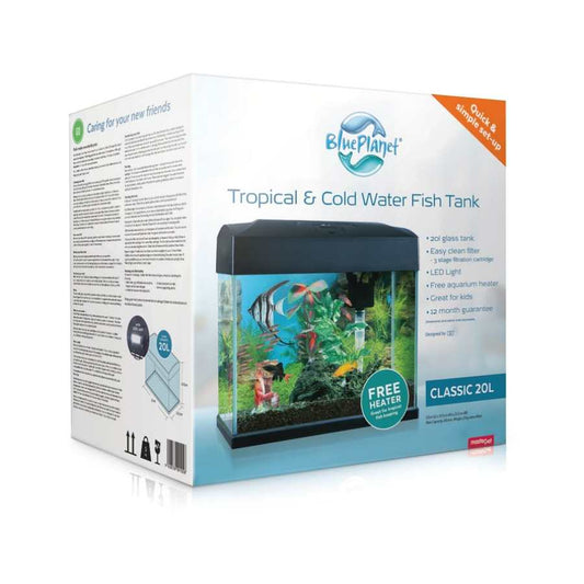 Blue Planet Classic Aquarium 20L – Nano Tanks Australia